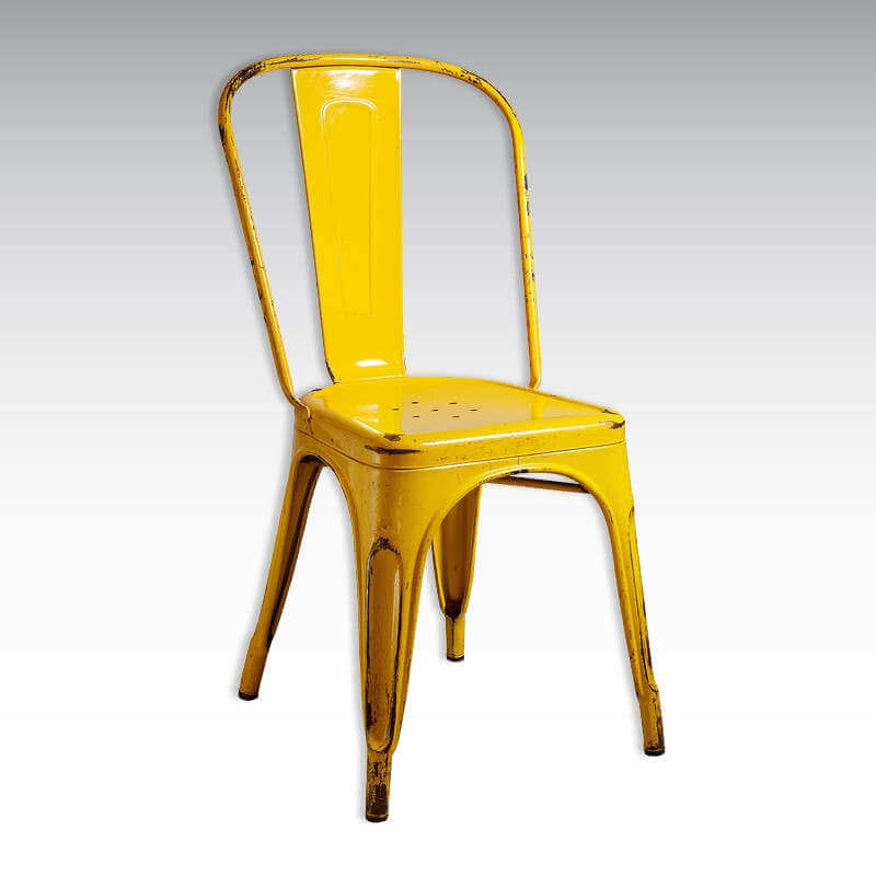 Chaise Tolix - O'range Metalic